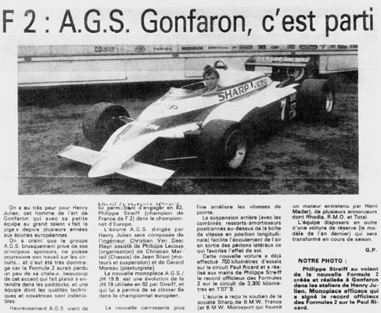 AGS : Histoire de la marque - Page 4 - Autodiva